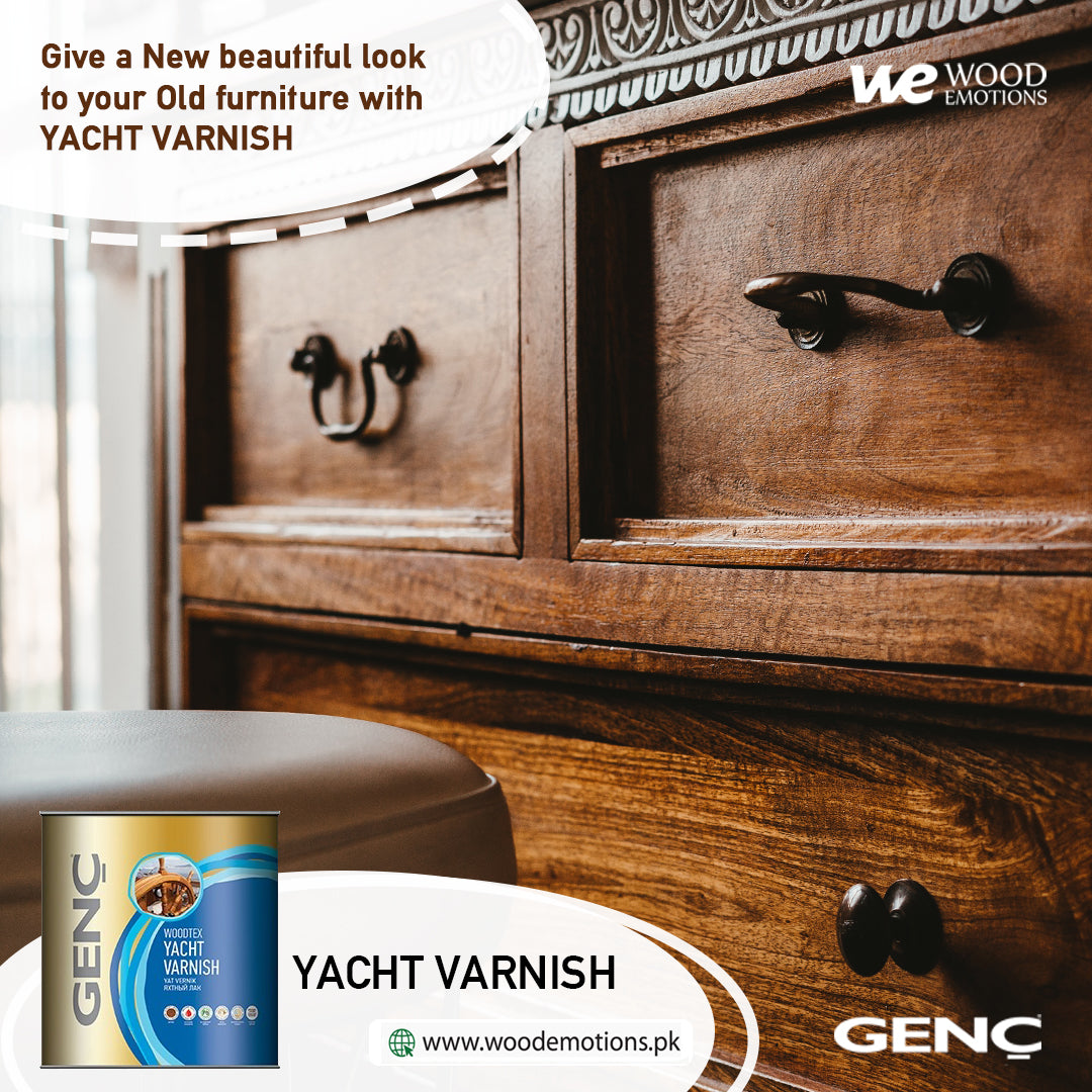 Buy Genç Synthetic Yacht Wood Varnish In Pakistan – Woodemotions